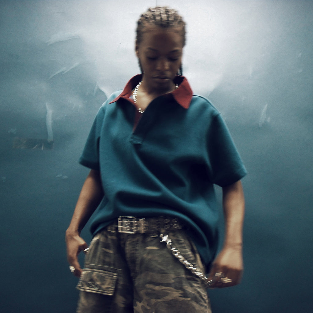 filthy® contrasted polo (navy) – the filthy project®