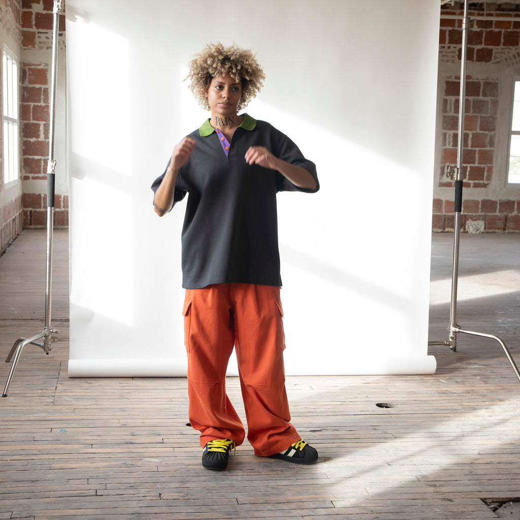 filthy® blockstar polo (faded black) – the filthy project®