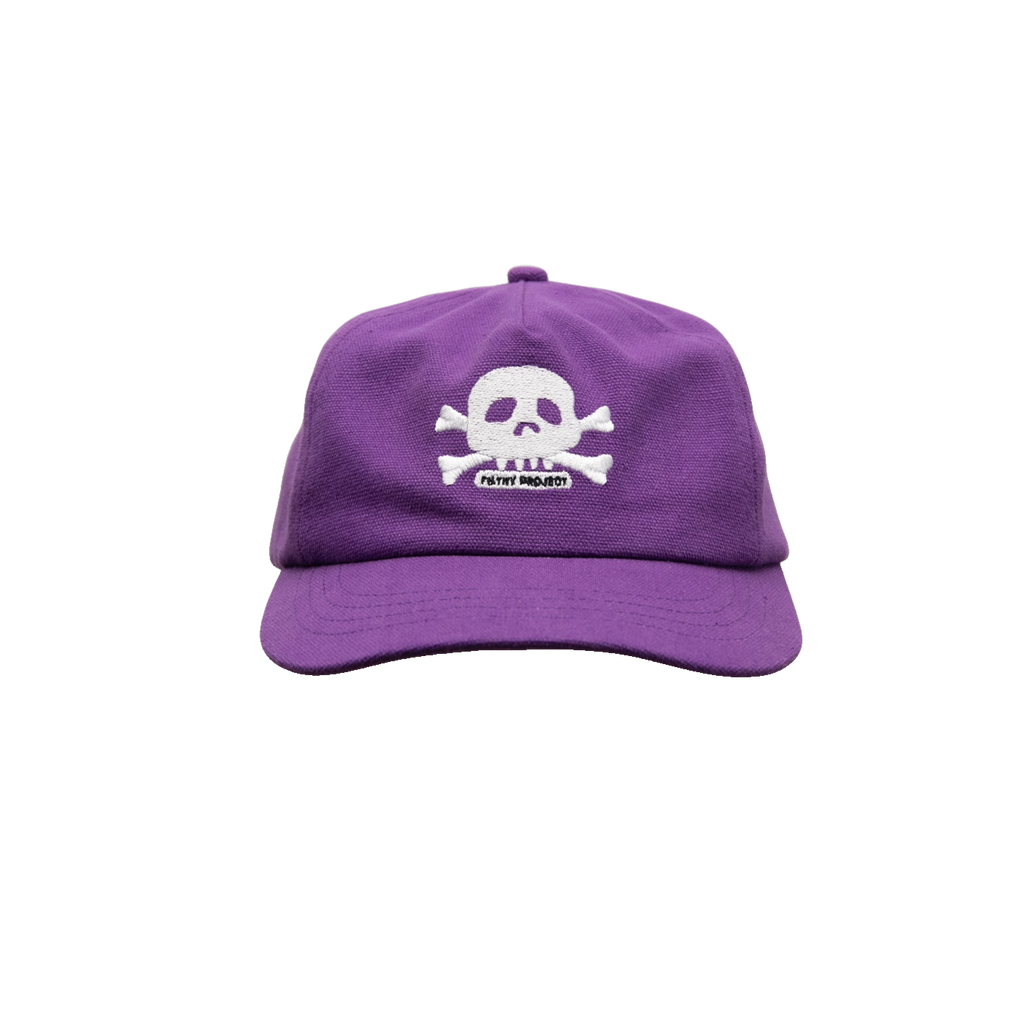 filthy® skull hat purple – the filthy project®